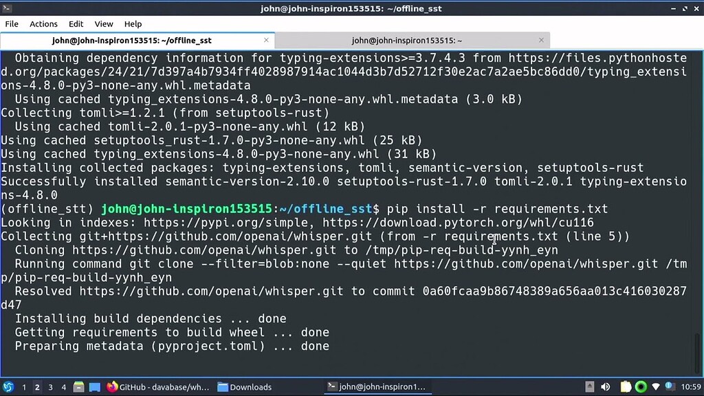 Run whisper-real-time w/ Argos translate for realtime, offline audio ...